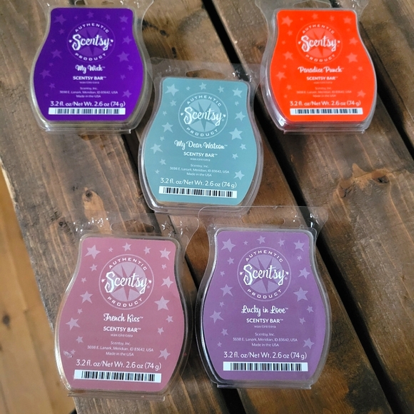 Scentsy | Accents | Scentsy Scented Wax Bars Collection Lot Of 5 | Poshmark